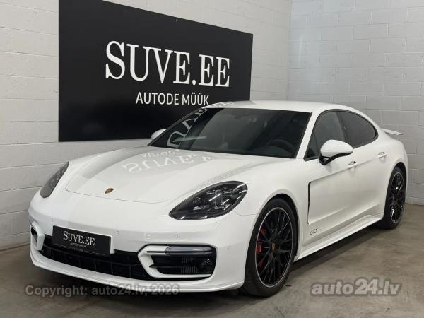 White Porsche Panamera 2022 in Tallinn, with an engine capacity of 4.00 L and mileage of 48 thousand km for 84995 €, photo 1 on AUTOMOTO.COM.LV
