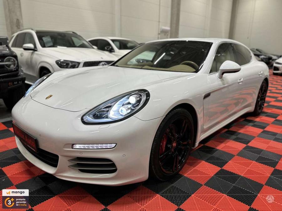 Balts Porsche Panamera 2014 Viļņa, ar dzinēja tilpumu 3.00 L un nobraukumu 129 tūkst. km par 27900 €, foto 1 vietnē AUTOMOTO.COM.LV