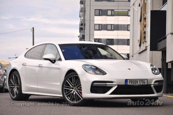 White Porsche Panamera 2017 in Tallinn, with an engine capacity of 4.00 L and mileage of 44 thousand km for 59900 €, photo 1 on AUTOMOTO.COM.LV