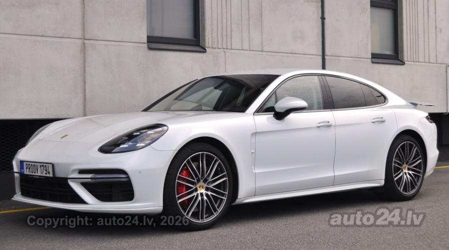 White Porsche Panamera 2017 in Tallinn, with an engine capacity of 4.00 L and mileage of 44 thousand km for 59900 €, photo 3 on AUTOMOTO.COM.LV