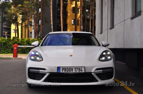 White Porsche Panamera 2017 in Tallinn, with an engine capacity of 4.00 L and mileage of 44 thousand km for 59900 €, photo 3 on AUTOMOTO.COM.LV