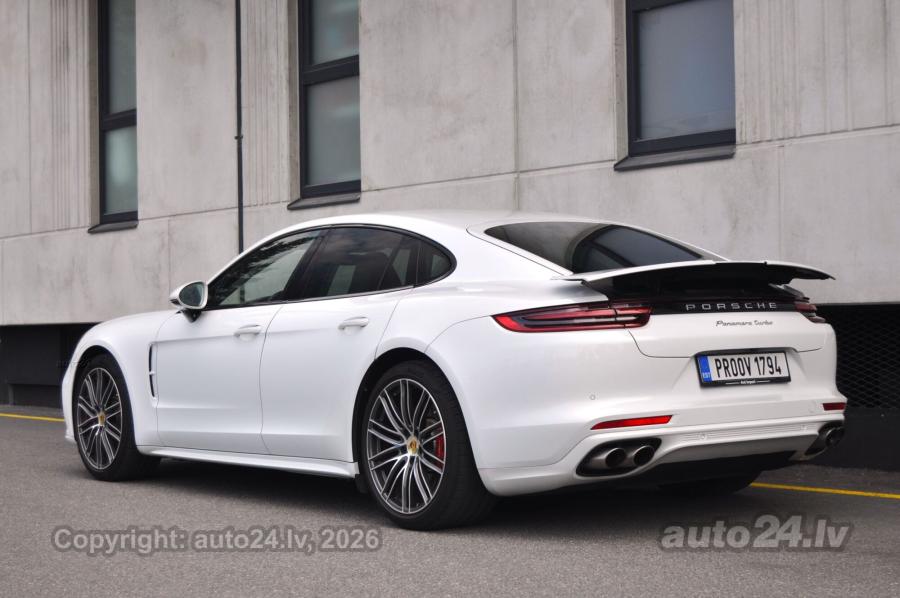 White Porsche Panamera 2017 in Tallinn, with an engine capacity of 4.00 L and mileage of 44 thousand km for 59900 €, photo 8 on AUTOMOTO.COM.LV