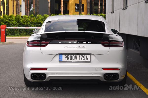 White Porsche Panamera 2017 in Tallinn, with an engine capacity of 4.00 L and mileage of 44 thousand km for 59900 €, photo 8 on AUTOMOTO.COM.LV