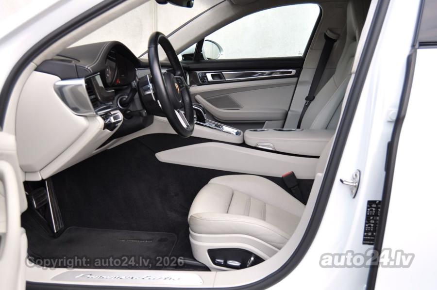 White Porsche Panamera 2017 in Tallinn, with an engine capacity of 4.00 L and mileage of 44 thousand km for 59900 €, photo 13 on AUTOMOTO.COM.LV