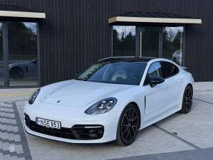 White Porsche Panamera 2021 in Siauliai, with an engine capacity of 0.00 L and mileage of 29 thousand km for 60500 €, photo  on AUTOMOTO.COM.LV