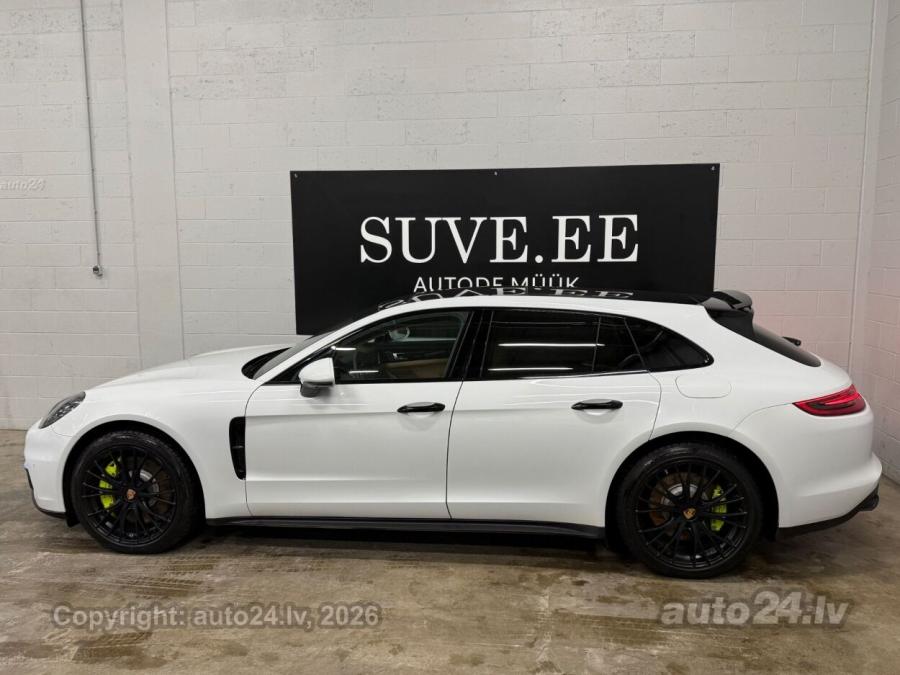 White Porsche Panamera 2018 in Tallinn, with an engine capacity of 2.90 L and mileage of 131 thousand km for 45995 €, photo 5 on AUTOMOTO.COM.LV