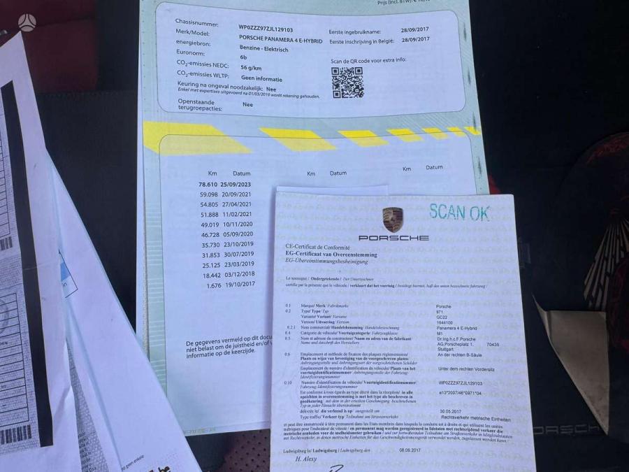Balts Porsche Panamera 2018 Raseiniai, ar dzinēja tilpumu 3.00 L un nobraukumu 103 tūkst. km par 29900 €, foto 36 vietnē AUTOMOTO.COM.LV
