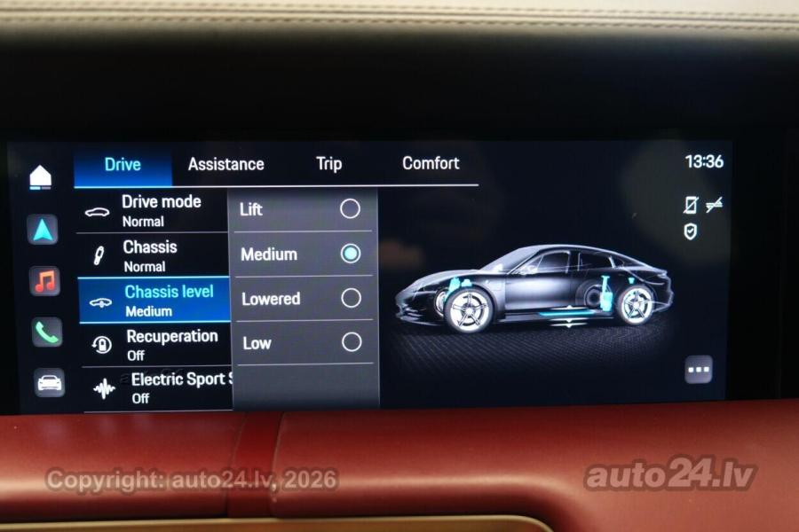 Черный Порше Тайкан 2022 в Таллин, объемом двигателя 0.00 л и пробегом 55 тыс. км за 69900 €, фото 9 на AUTOMOTO.COM.LV