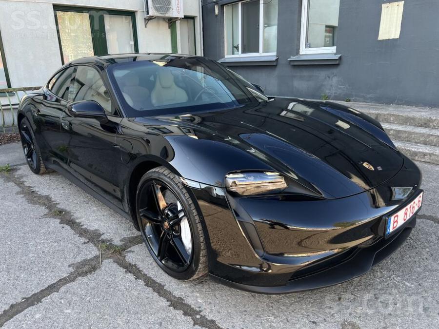 Melns Porsche Taycan 2020 Rīga, ar dzinēja tilpumu 0.00 L un nobraukumu 61 tūkst. km par 49900 €, foto 1 vietnē AUTOMOTO.COM.LV
