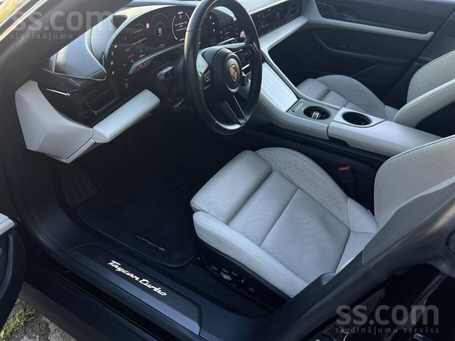 Melns Porsche Taycan 2020 Rīga, ar dzinēja tilpumu 0.00 L un nobraukumu 61 tūkst. km par 49900 €, foto 7 vietnē AUTOMOTO.COM.LV
