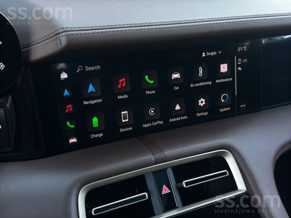 Melns Porsche Taycan 2020 Rīga, ar dzinēja tilpumu 0.00 L un nobraukumu 49 tūkst. km par 72900 €, foto 10 vietnē AUTOMOTO.COM.LV