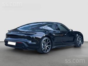 Black Porsche Taycan 2020 in Riga, with an engine capacity of 0.00 L and mileage of 49 thousand km for 72900 €, photo 3 on AUTOMOTO.COM.LV