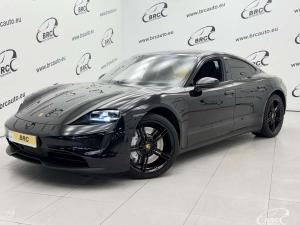 Black Porsche Taycan 2021 in Vilnius, with an engine capacity of 0.00 L and mileage of 87 thousand km for 59900 €, photo 1 on AUTOMOTO.COM.LV