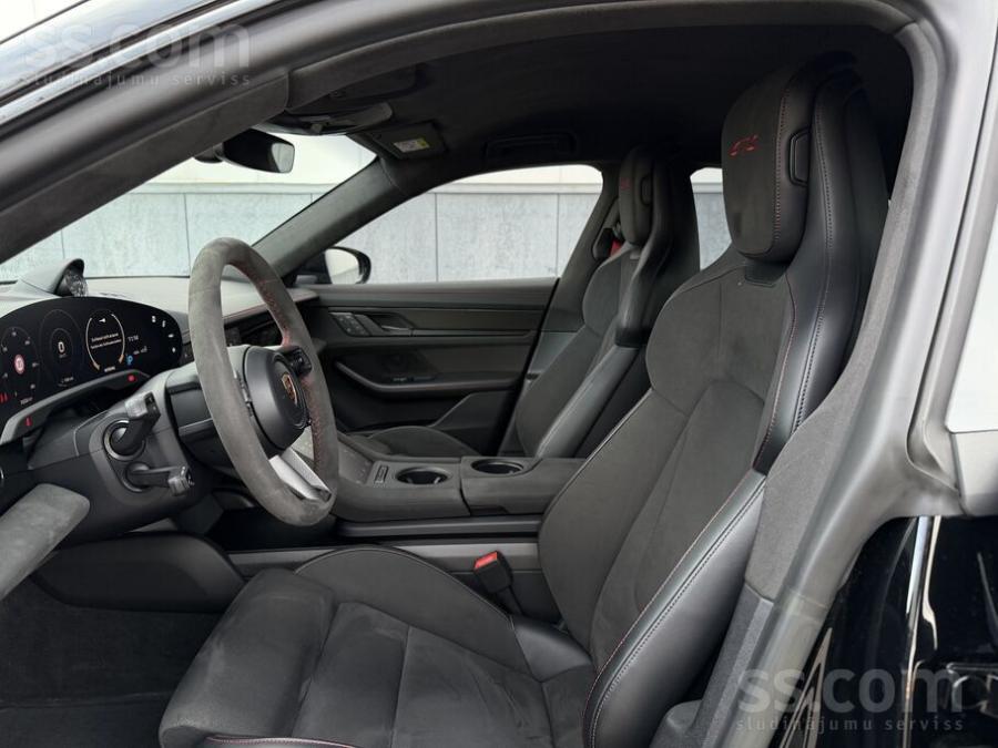 Melns Porsche Taycan 2022 Rīga, ar dzinēja tilpumu 0.00 L un nobraukumu 75 tūkst. km par 63400 €, foto 7 vietnē AUTOMOTO.COM.LV
