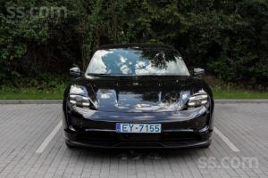 Melns Porsche Taycan 2022 Rīga, ar dzinēja tilpumu 0.00 L un nobraukumu 81 tūkst. km par 64000 €, foto  vietnē AUTOMOTO.COM.LV