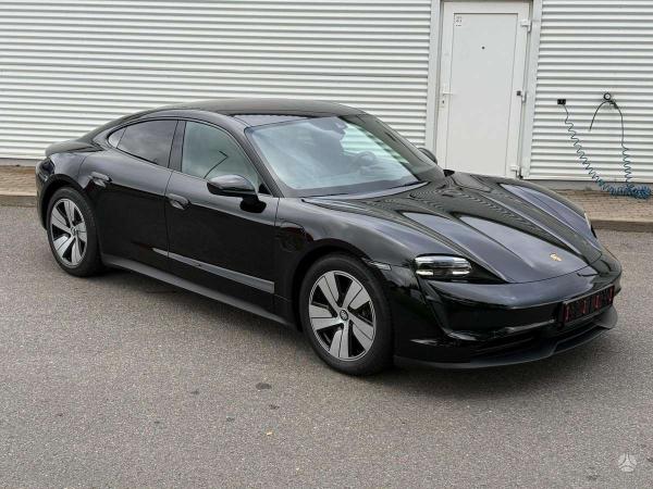 Black Porsche Taycan 2023 in Vilnius, with an engine capacity of 0.00 L and mileage of 57 thousand km for 62890 €, photo 2 on AUTOMOTO.COM.LV