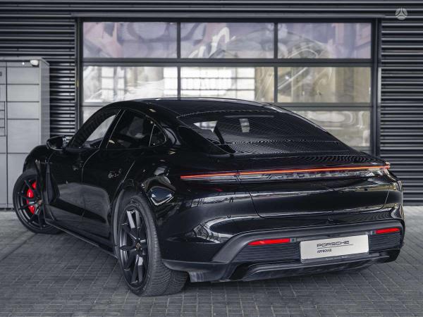 Black Porsche Taycan 2023 in Vilnius, with an engine capacity of 0.00 L and mileage of 56 thousand km for 79911 €, photo 3 on AUTOMOTO.COM.LV