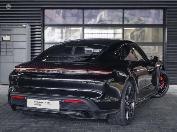 Black Porsche Taycan 2023 in Vilnius, with an engine capacity of 0.00 L and mileage of 56 thousand km for 79911 €, photo 5 on AUTOMOTO.COM.LV