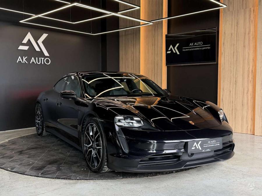 Черный Порше Тайкан 2023 в Каунас, объемом двигателя 0.00 л и пробегом 50 тыс. км за 56990 €, фото 4 на AUTOMOTO.COM.LV