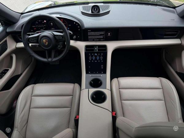 Black Porsche Taycan 2023 in Vilnius, with an engine capacity of 0.00 L and mileage of 57 thousand km for 62900 €, photo 7 on AUTOMOTO.COM.LV