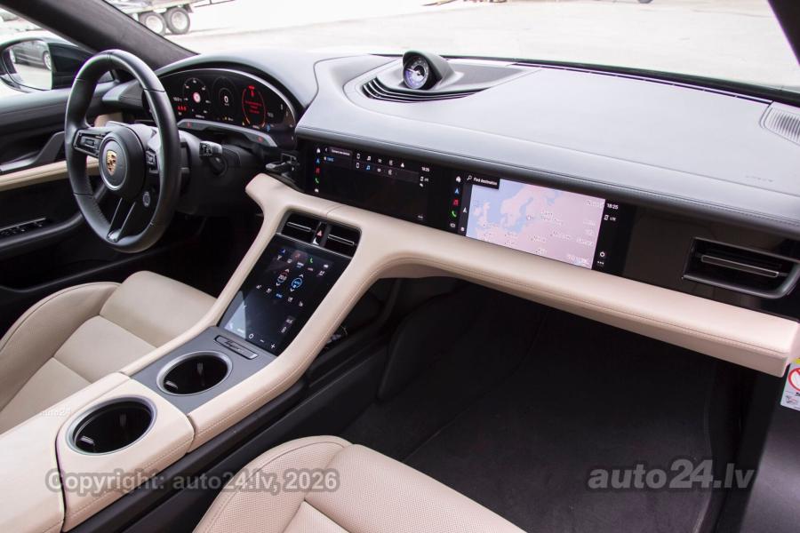 Melns Porsche Taycan 2021 Tallina, ar dzinēja tilpumu 0.00 L un nobraukumu 48 tūkst. km par 79800 €, foto 5 vietnē AUTOMOTO.COM.LV