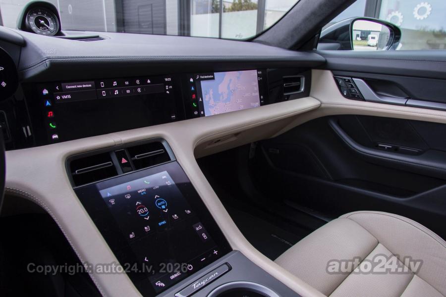 Melns Porsche Taycan 2021 Tallina, ar dzinēja tilpumu 0.00 L un nobraukumu 48 tūkst. km par 79800 €, foto 13 vietnē AUTOMOTO.COM.LV