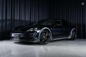 Melns Porsche Taycan 2021 Viļņa, ar dzinēja tilpumu 0.00 L un nobraukumu 84 tūkst. km par 64999 €, foto  vietnē AUTOMOTO.COM.LV