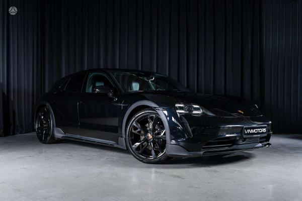Black Porsche Taycan 2021 in Vilnius, with an engine capacity of 0.00 L and mileage of 84 thousand km for 64999 €, photo 3 on AUTOMOTO.COM.LV