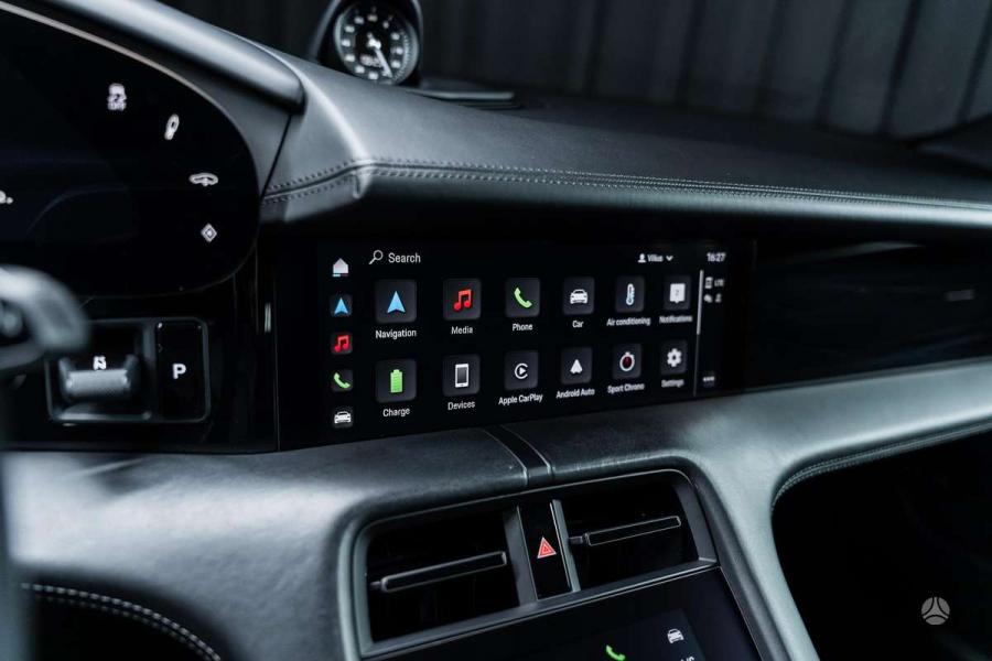 Melns Porsche Taycan 2021 Viļņa, ar dzinēja tilpumu 0.00 L un nobraukumu 84 tūkst. km par 64999 €, foto 24 vietnē AUTOMOTO.COM.LV