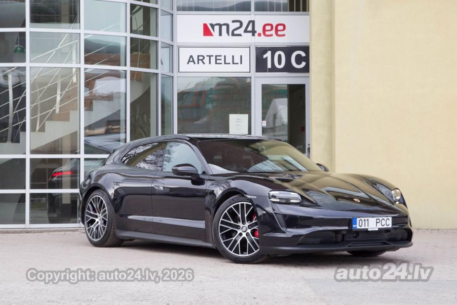Melns Porsche Taycan 2022 Tallina, ar dzinēja tilpumu 0.00 L un nobraukumu 49 tūkst. km par 74990 €, foto 1 vietnē AUTOMOTO.COM.LV