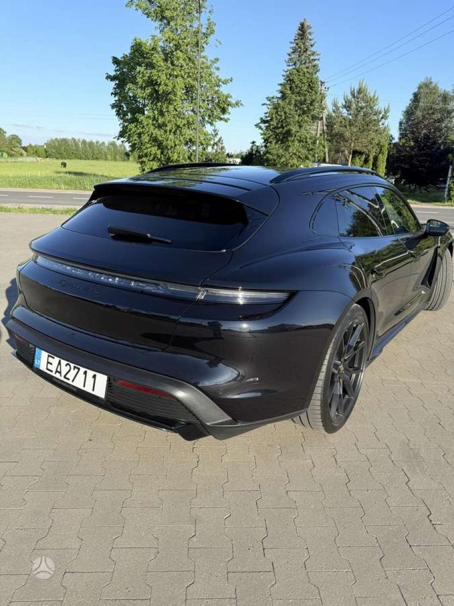 Черный Порше Тайкан 2022 в Каунас, объемом двигателя 0.00 л и пробегом 63 тыс. км за 79900 €, фото 7 на AUTOMOTO.COM.LV