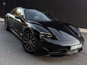 Black Porsche Taycan 2022 in Siauliai, with an engine capacity of 0.00 L and mileage of 74 thousand km for 67900 €, photo  on AUTOMOTO.COM.LV