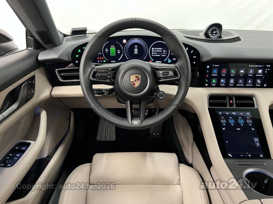 Melns Porsche Taycan 2024 Tallina, ar dzinēja tilpumu 0.00 L un nobraukumu 20 tūkst. km par 95000 €, foto 13 vietnē AUTOMOTO.COM.LV