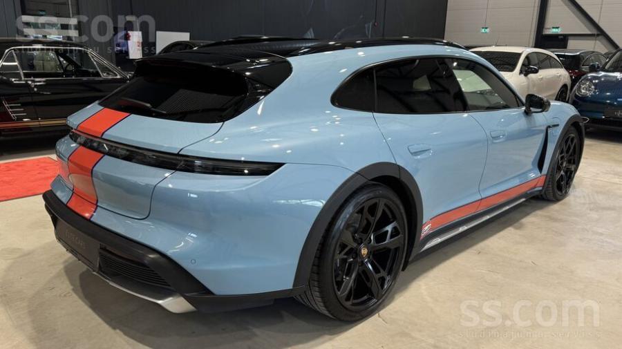 Zils Porsche Taycan 2023 Rīga, ar dzinēja tilpumu 0.00 L un nobraukumu 55 tūkst. km par 69990 €, foto 4 vietnē AUTOMOTO.COM.LV