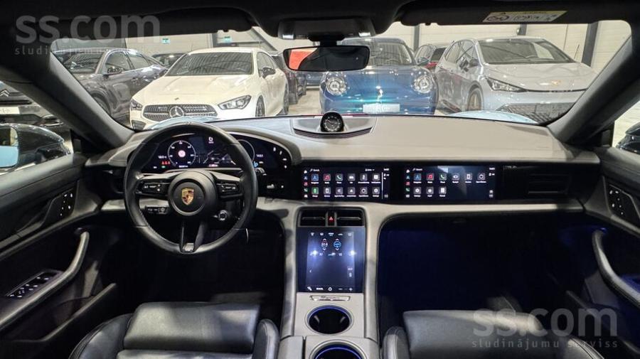 Zils Porsche Taycan 2023 Rīga, ar dzinēja tilpumu 0.00 L un nobraukumu 55 tūkst. km par 69990 €, foto 22 vietnē AUTOMOTO.COM.LV