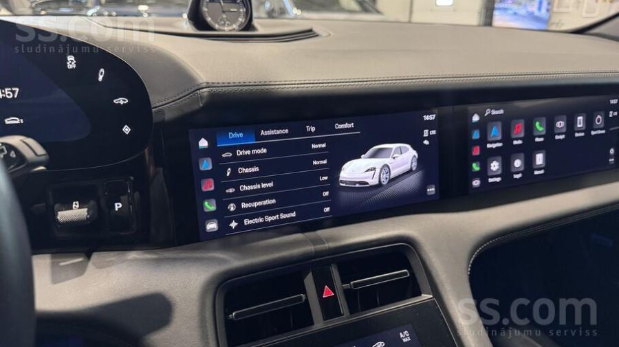 Zils Porsche Taycan 2023 Rīga, ar dzinēja tilpumu 0.00 L un nobraukumu 55 tūkst. km par 69990 €, foto 36 vietnē AUTOMOTO.COM.LV