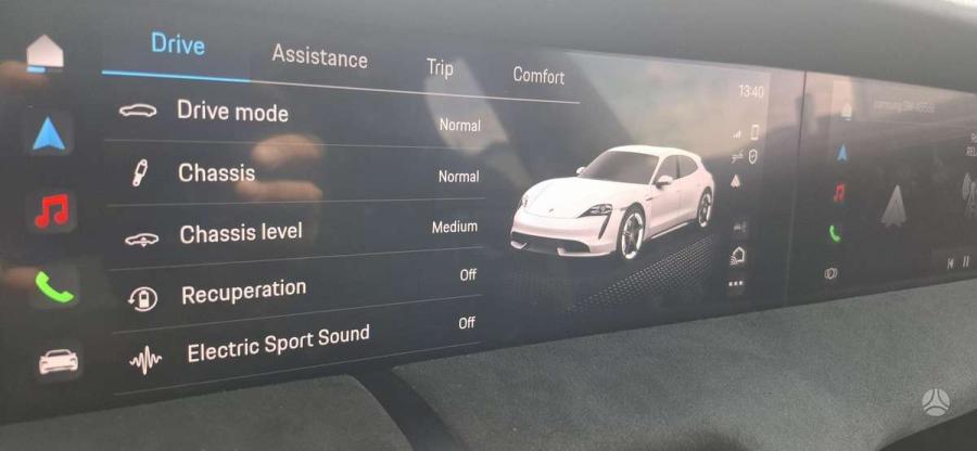 Zils Porsche Taycan 2024 Viļņa, ar dzinēja tilpumu 0.00 L un nobraukumu 16 tūkst. km par 66550 €, foto 39 vietnē AUTOMOTO.COM.LV