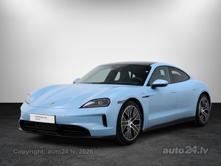 Zils Porsche Taycan 2026 Tallina, ar dzinēja tilpumu 0.00 L un nobraukumu 3 tūkst. km par 104000 €, foto 1 vietnē AUTOMOTO.COM.LV