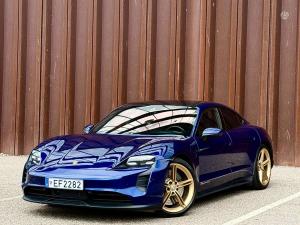 Blue Porsche Taycan 2020 in Kaunas, with an engine capacity of 0.00 L and mileage of 81 thousand km for 54000 €, photo 3 on AUTOMOTO.COM.LV