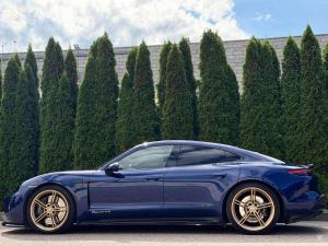 Blue Porsche Taycan 2020 in Kaunas, with an engine capacity of 0.00 L and mileage of 81 thousand km for 52999 €, photo 6 on AUTOMOTO.COM.LV