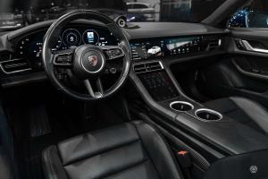 Blue Porsche Taycan 2021 in Riga, with an engine capacity of 0.00 L and mileage of 90 thousand km for 79900 €, photo 12 on AUTOMOTO.COM.LV