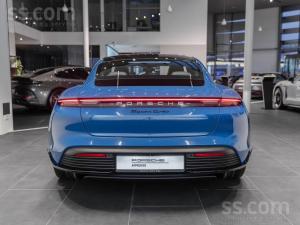 Blue Porsche Taycan 2021 in Riga, with an engine capacity of 0.00 L and mileage of 55 thousand km for 69900 €, photo 7 on AUTOMOTO.COM.LV