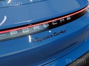 Blue Porsche Taycan 2021 in Riga, with an engine capacity of 0.00 L and mileage of 55 thousand km for 69900 €, photo 12 on AUTOMOTO.COM.LV