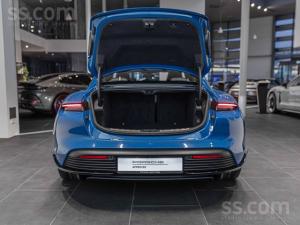 Blue Porsche Taycan 2021 in Riga, with an engine capacity of 0.00 L and mileage of 55 thousand km for 69900 €, photo 13 on AUTOMOTO.COM.LV