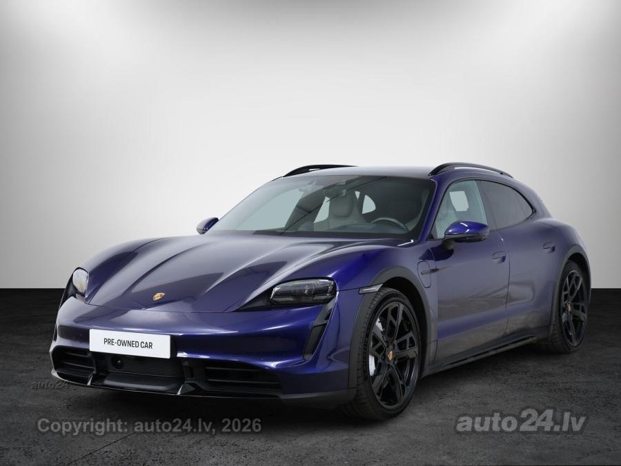 Blue Porsche Taycan 2021 in Tallinn, with an engine capacity of 0.00 L and mileage of 81 thousand km for 74000 €, photo 1 on AUTOMOTO.COM.LV