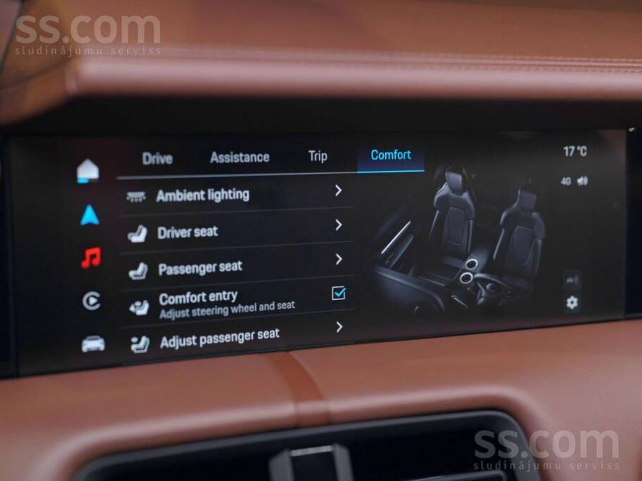 Синий Порше Тайкан 2024 в Рига, объемом двигателя 0.00 л и пробегом 25 тыс. км за 139900 €, фото 24 на AUTOMOTO.COM.LV