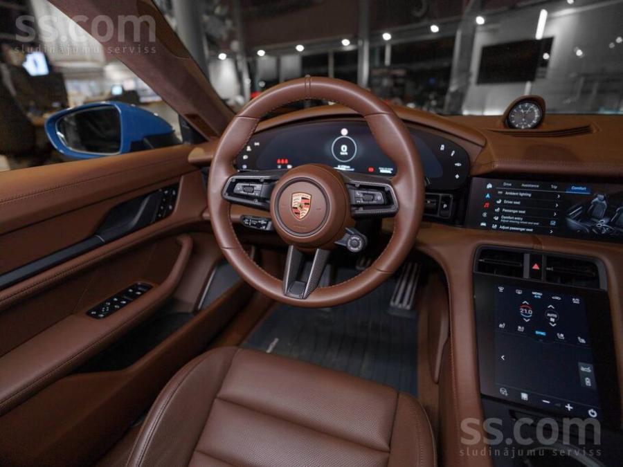 Zils Porsche Taycan 2024 Rīga, ar dzinēja tilpumu 0.00 L un nobraukumu 25 tūkst. km par 139900 €, foto 6 vietnē AUTOMOTO.COM.LV