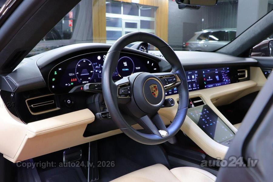 Brūns Porsche Taycan 2023 Tallina, ar dzinēja tilpumu 0.00 L un nobraukumu 33 tūkst. km par 89995 €, foto 7 vietnē AUTOMOTO.COM.LV