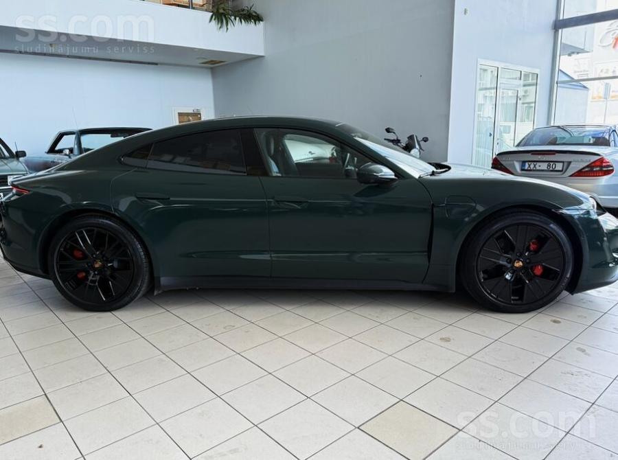 Zaļš Porsche Taycan 2020 Rīga, ar dzinēja tilpumu 0.00 L un nobraukumu 77 tūkst. km par 69000 €, foto 5 vietnē AUTOMOTO.COM.LV