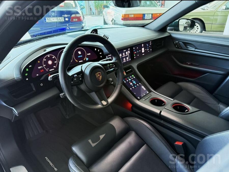 Zaļš Porsche Taycan 2020 Rīga, ar dzinēja tilpumu 0.00 L un nobraukumu 77 tūkst. km par 69000 €, foto 13 vietnē AUTOMOTO.COM.LV
